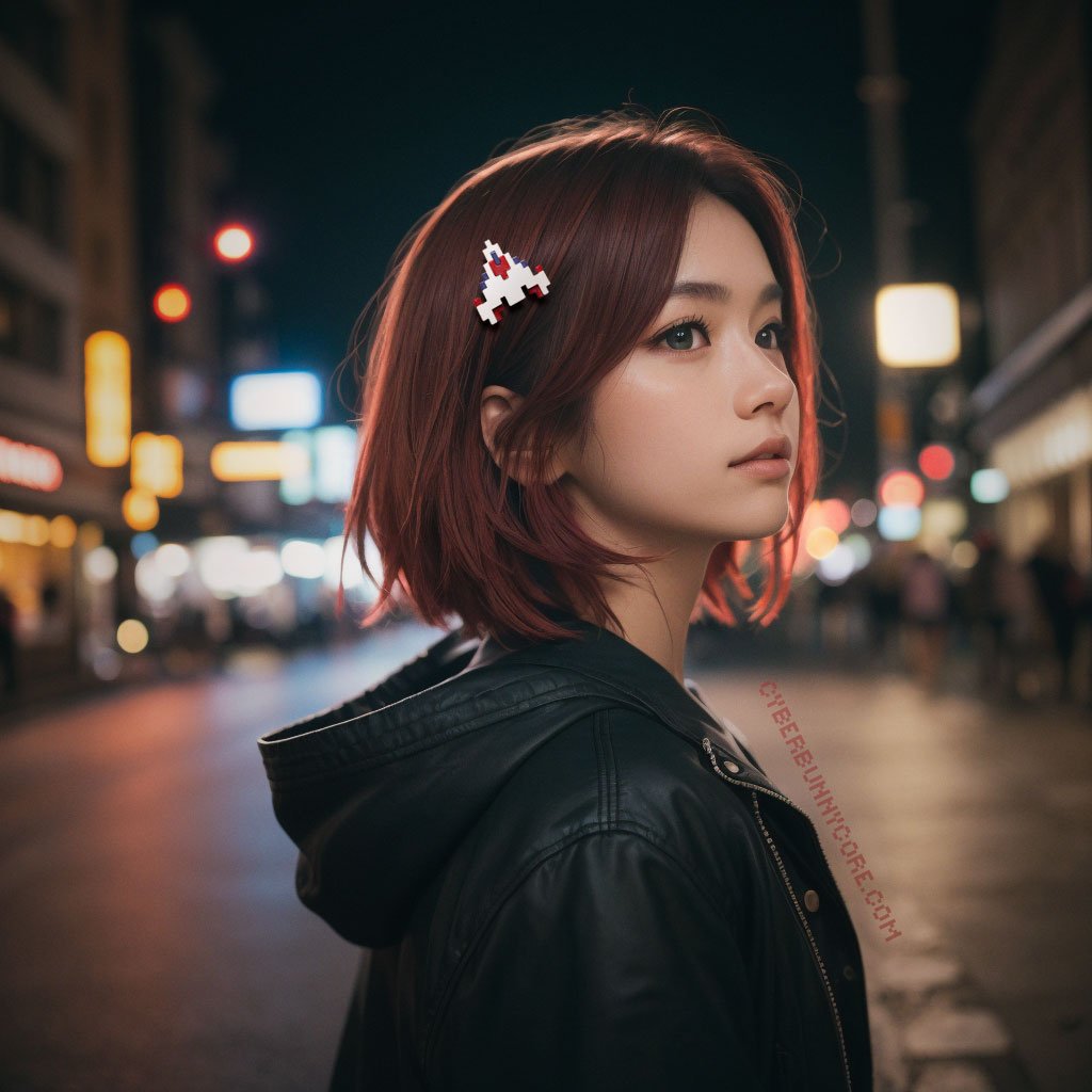 8-Bit Explorer Hair Clip – Cyberbunnycore